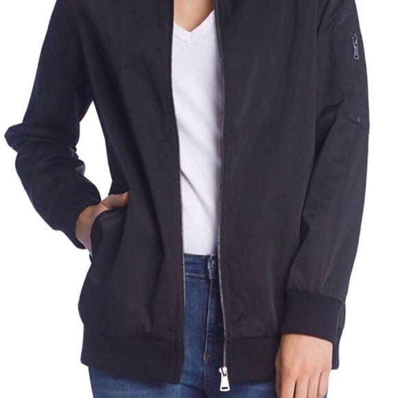 Bernardo | Jackets & Coats | New Bernardo Boyfriend Bomber Jacket Black ...